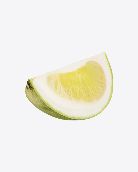 Green Pomelo Slice PNG Image