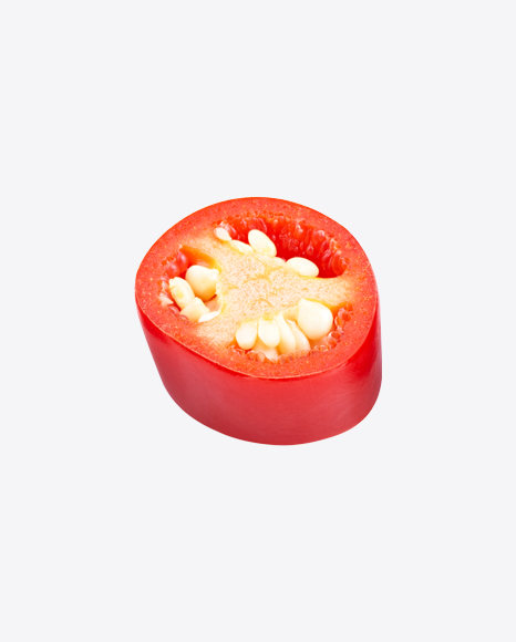 Red Chili Pepper Slice PNG Image