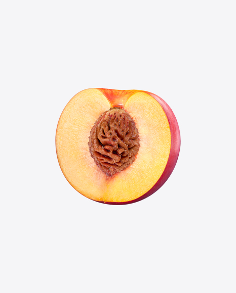 Half of Nectarine PNG Image